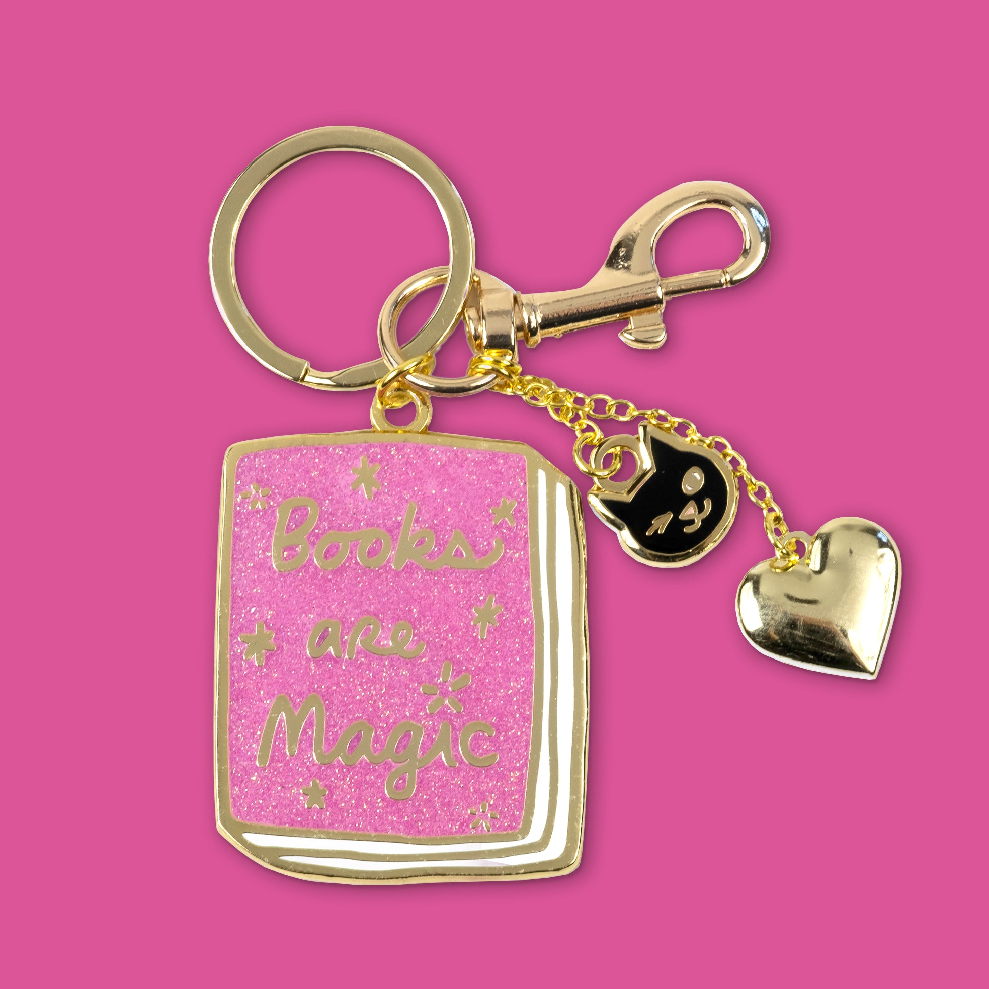 Bag Charm: Books Are Magic – Ideal Bookshelf