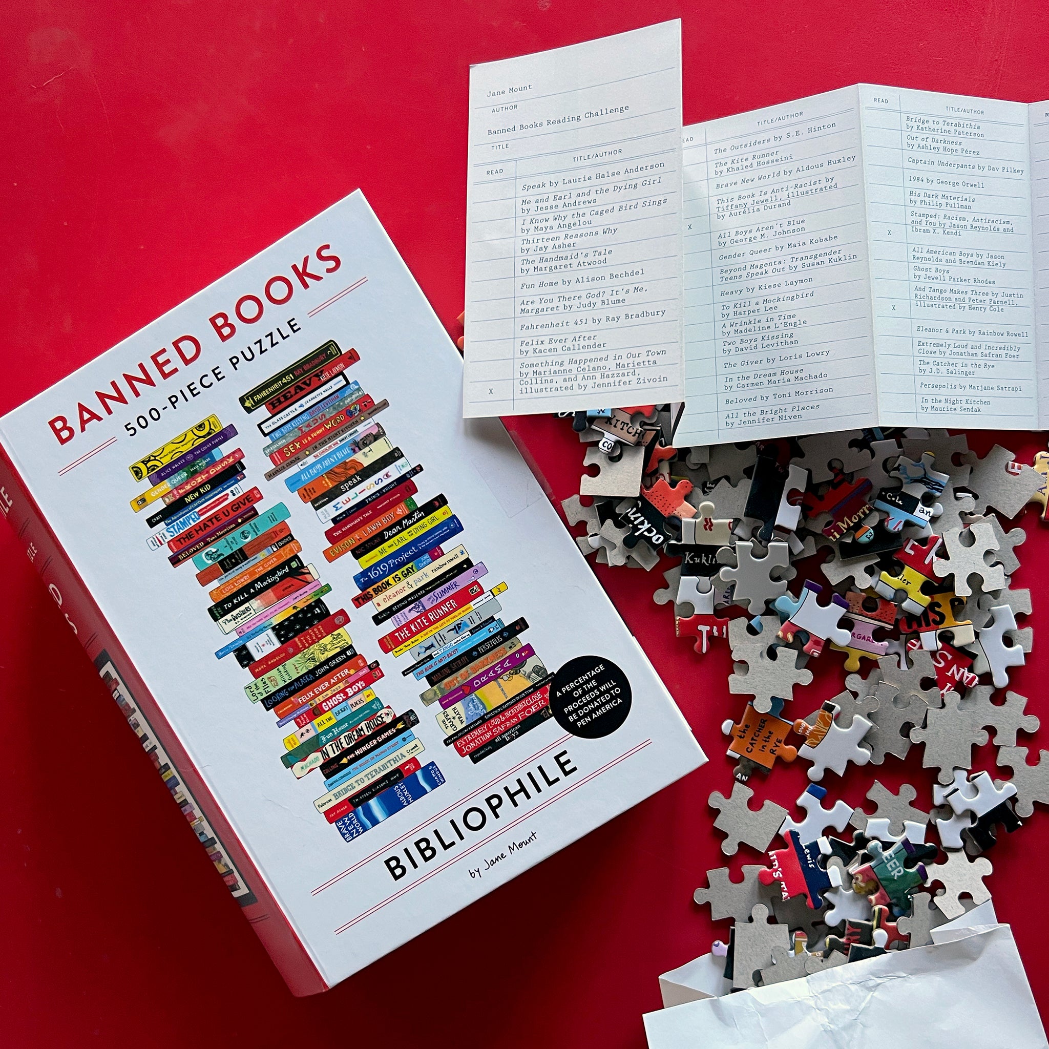 Banned Books Puzzle – Ideal Bookshelf