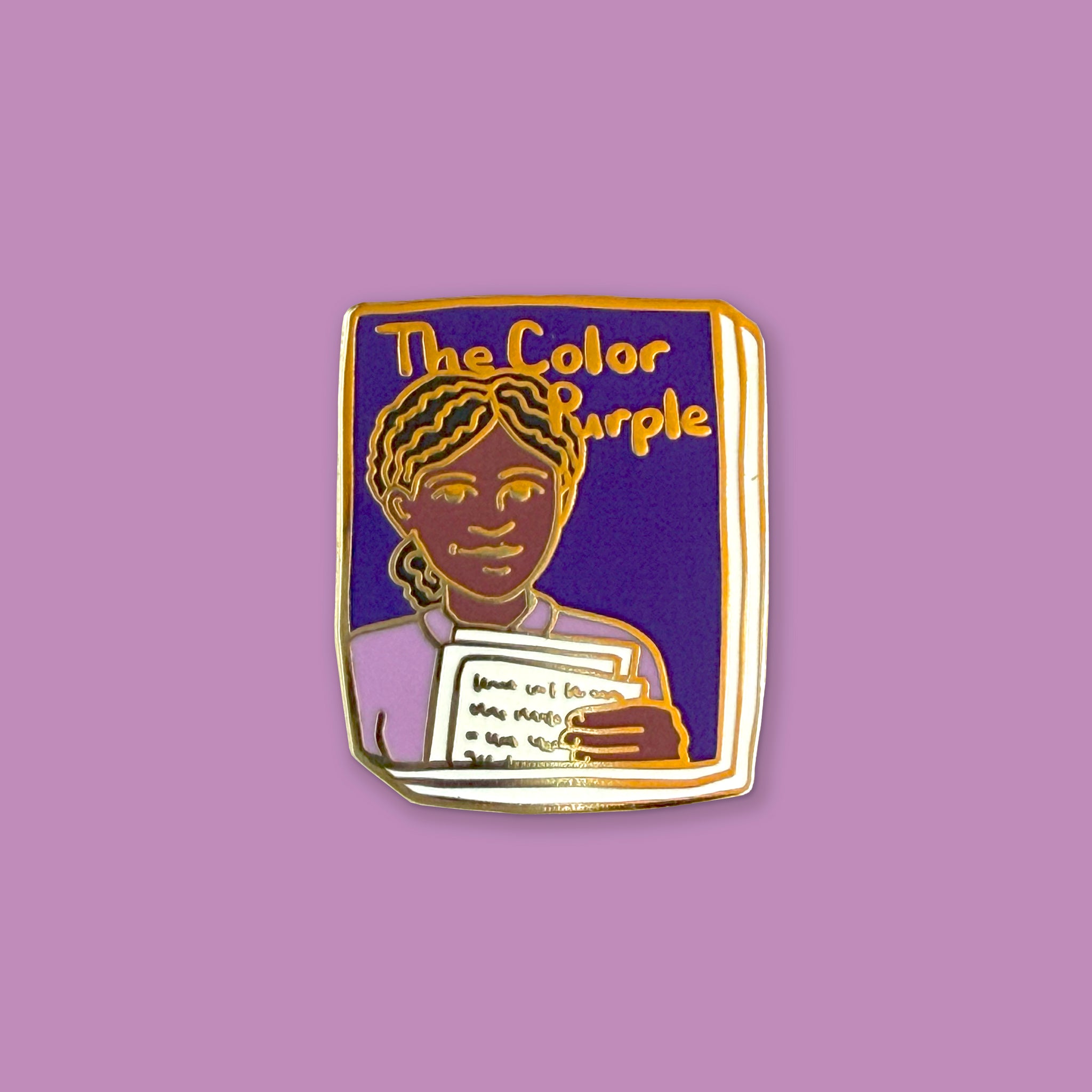 Book Pin: The Color Purple – Ideal Bookshelf