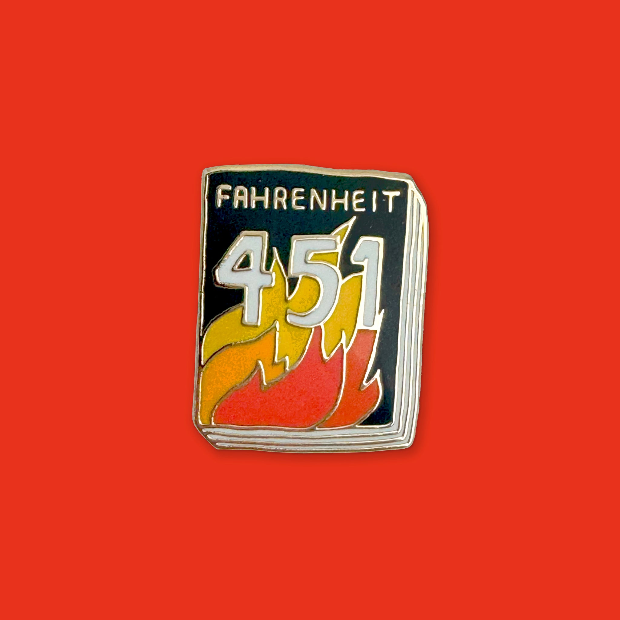 Book Pin: Fahrenheit 451 – Ideal Bookshelf