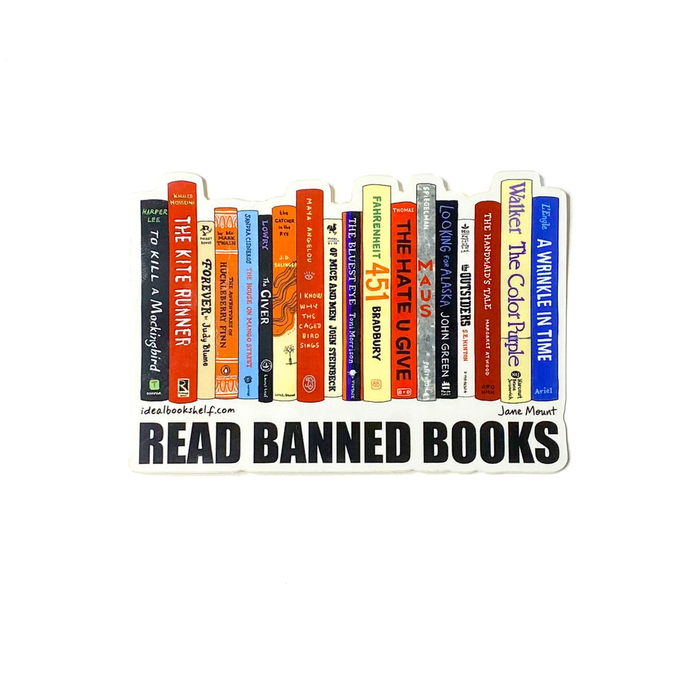 Read Banned Books Sticker – Ideal Bookshelf