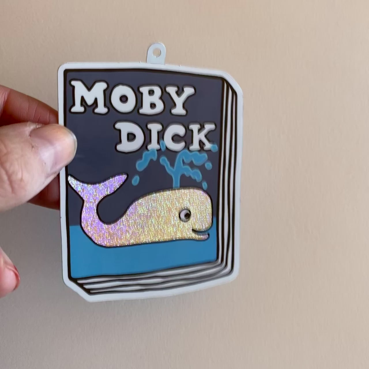 Book Sticker: Moby Dick – Ideal Bookshelf