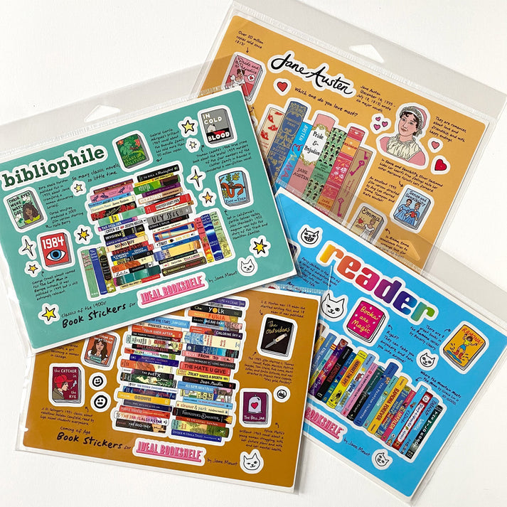 Sticker Sheets: Jane Austen – Ideal Bookshelf